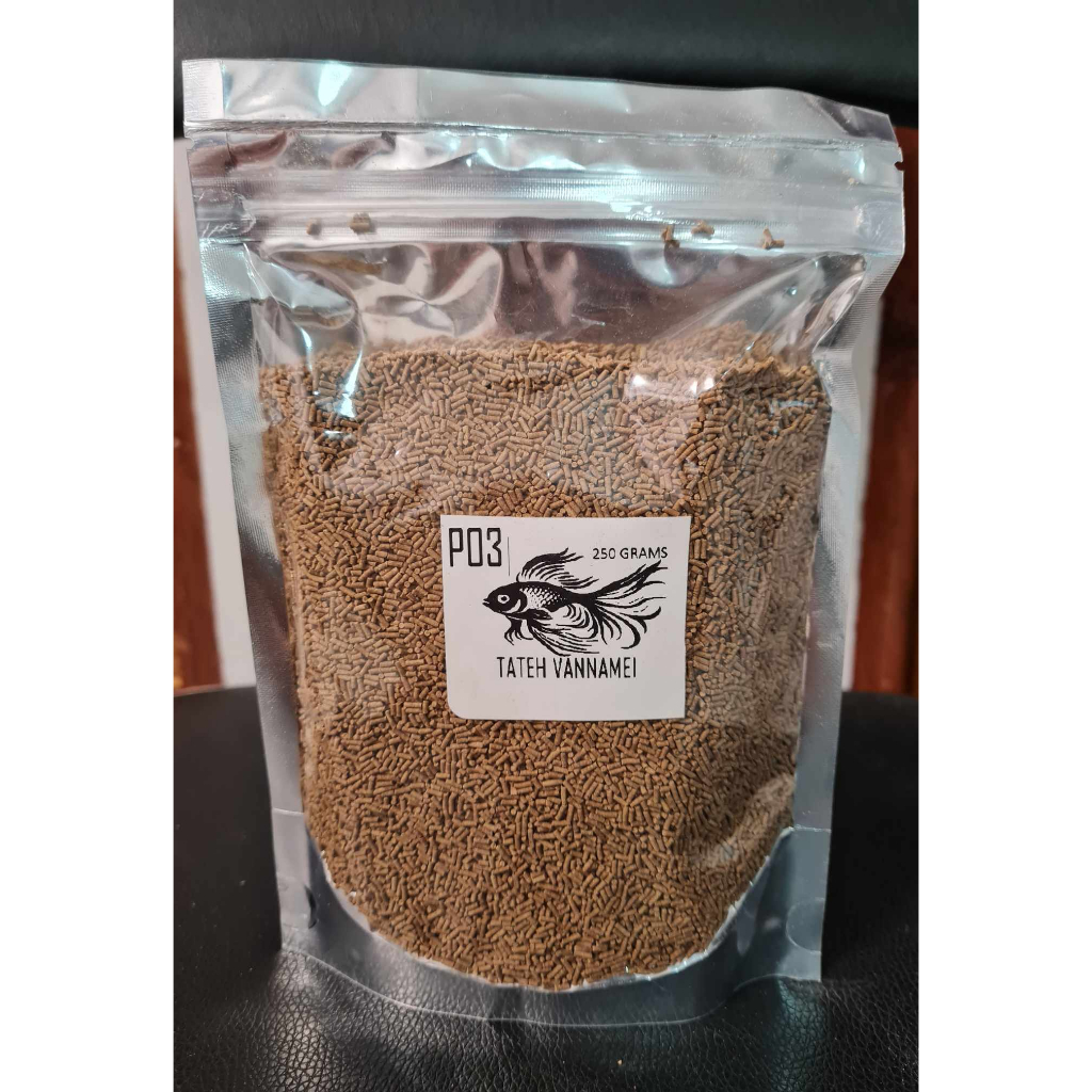PO1 PO2 PO3 FISH FOOD TATEH VANNAMEI SINKING PELLET ORNAMENTAL FISH FOOD PO1 PO2 PO3 | Shopee ...