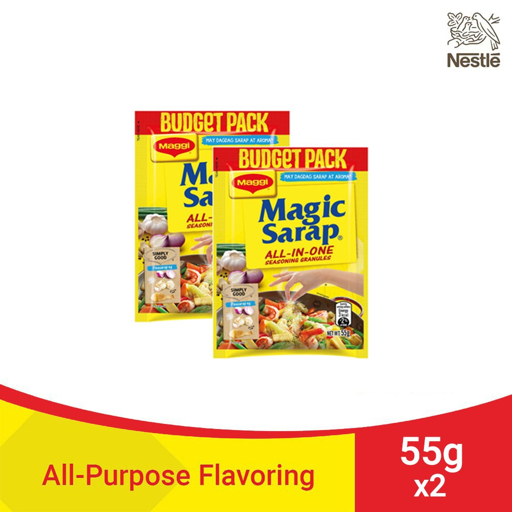 MAGGI Magic Sarap All-In-One Seasoning Granules 55g - Pack of 2 ...