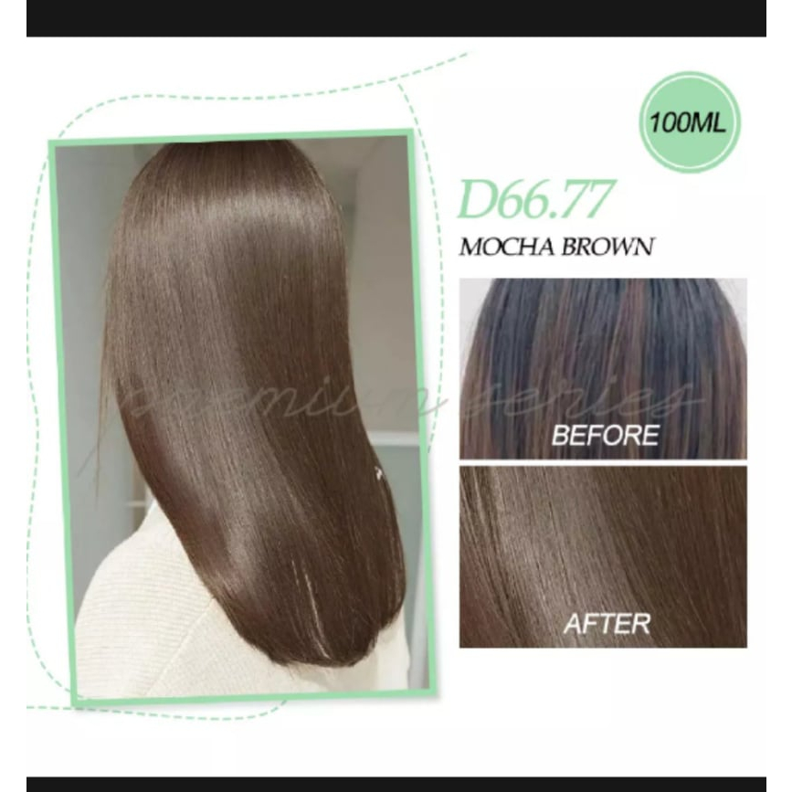 BREMOD PREMIUM COCOA BUTTER HAIR COLOR MOCHA BROWN D66.77 (100ML ...