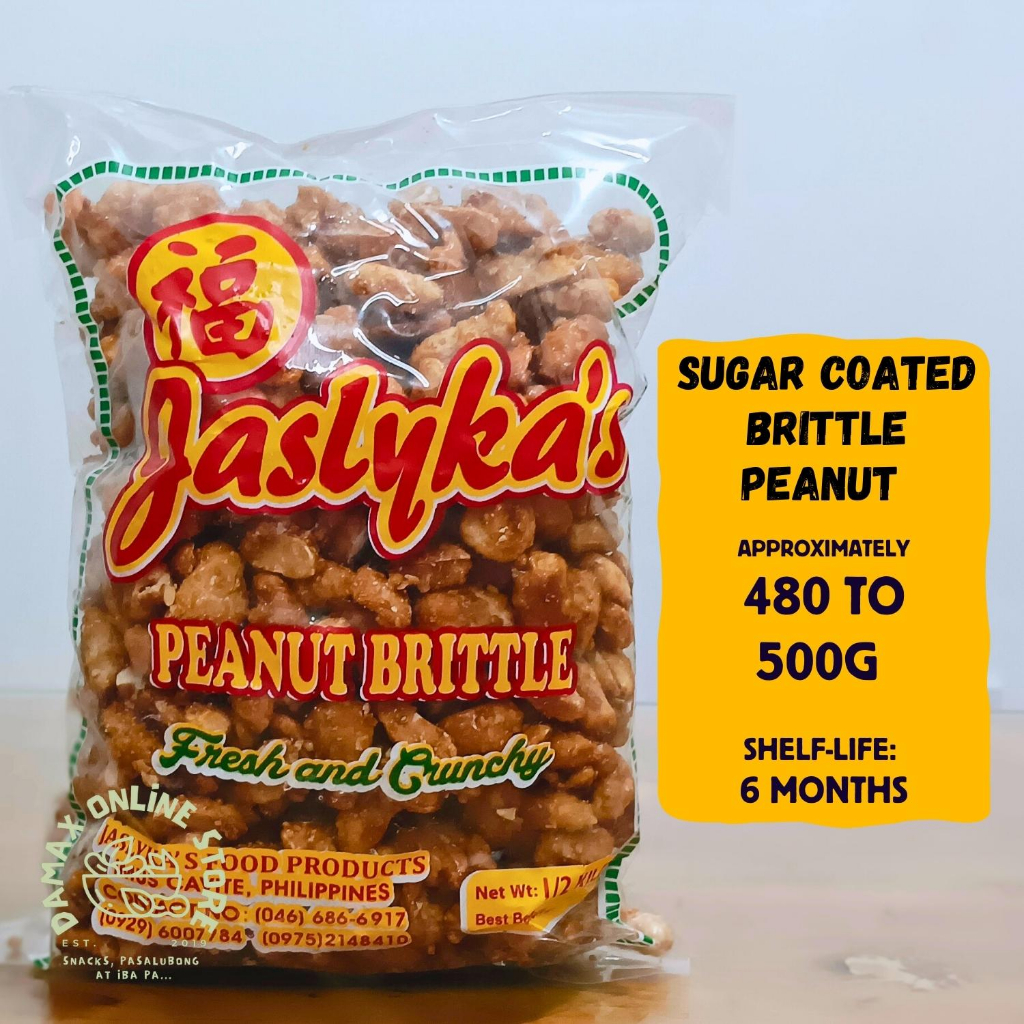 Sugar Coated Brittle Peanut Kutkutin Snacks and Pasalubong | Shopee ...