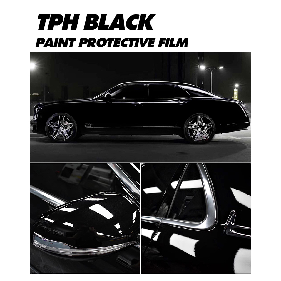 PPF TPH / TPU BLACK 7.5MIL (Paint Protection Film) STICKERS | Shopee ...