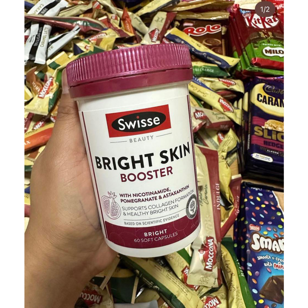 swisse bright skin booster 60 soft capsules | Shopee Philippines