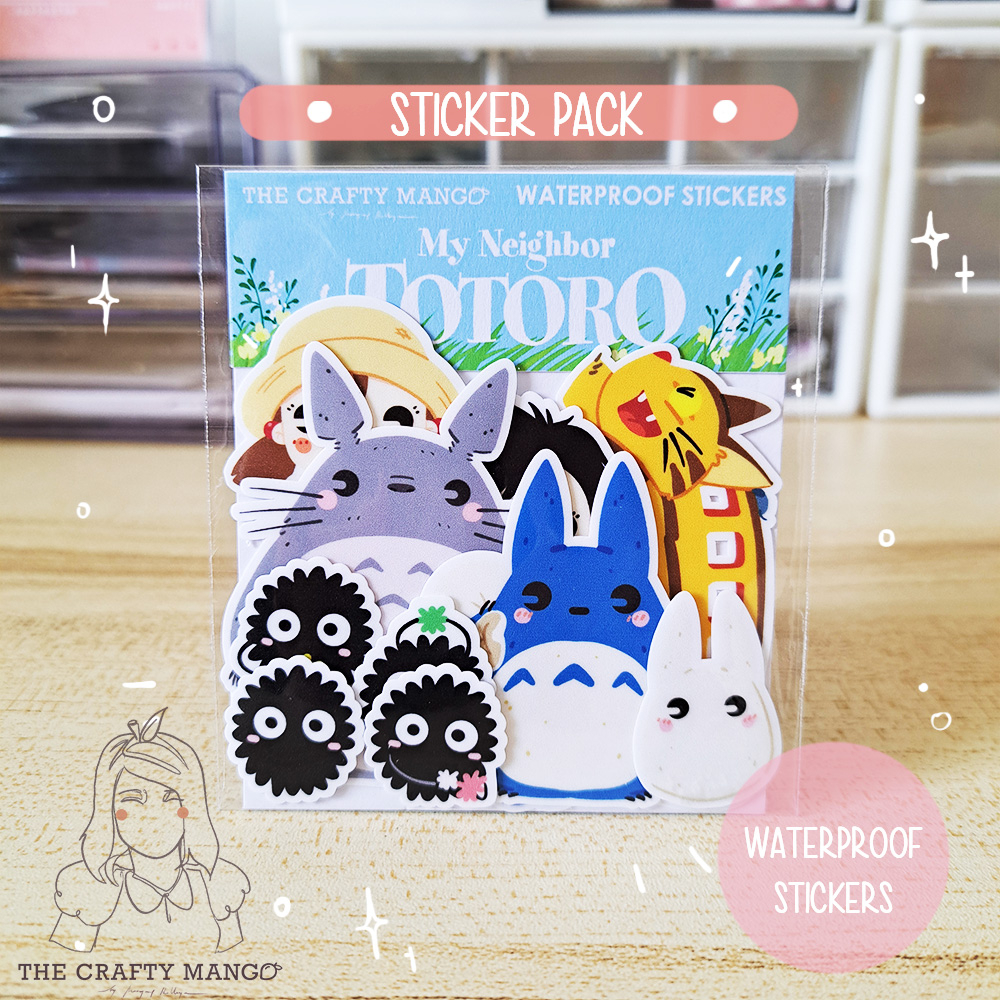 My Neighbor Totoro Stickers | cute anime chibi Ghibli sticker journal ...