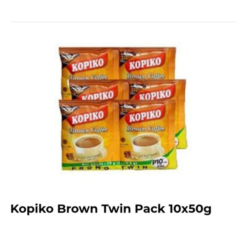 Kopiko Brown Twin Pack (10x50g) | Shopee Philippines
