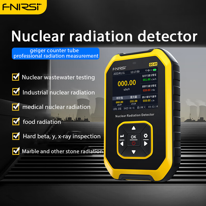 Nuclear Radiation Detector Professional Radioactive Ray Ionization ...