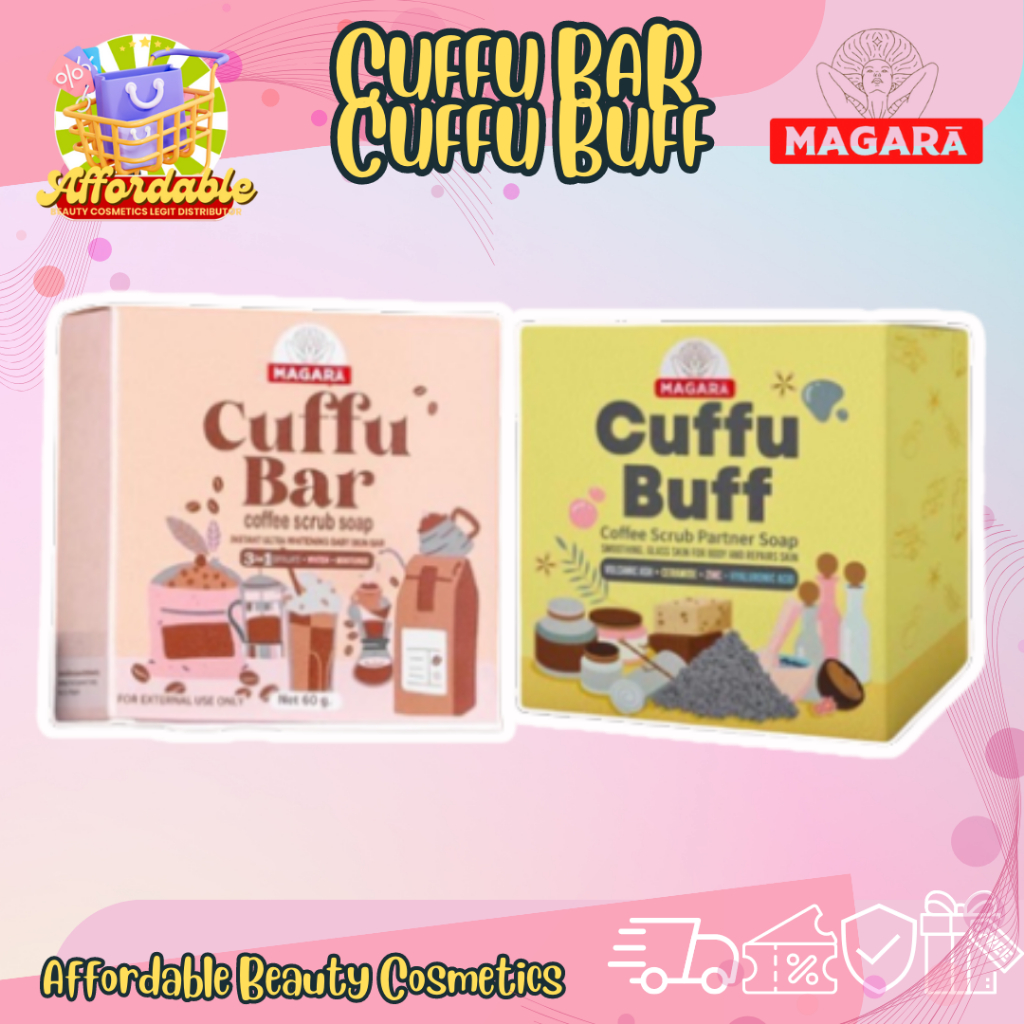 MAGARA SKIN Cuffu Bar 3in1 Scrub Soap & Cuffu Buff 60g | Shopee Philippines