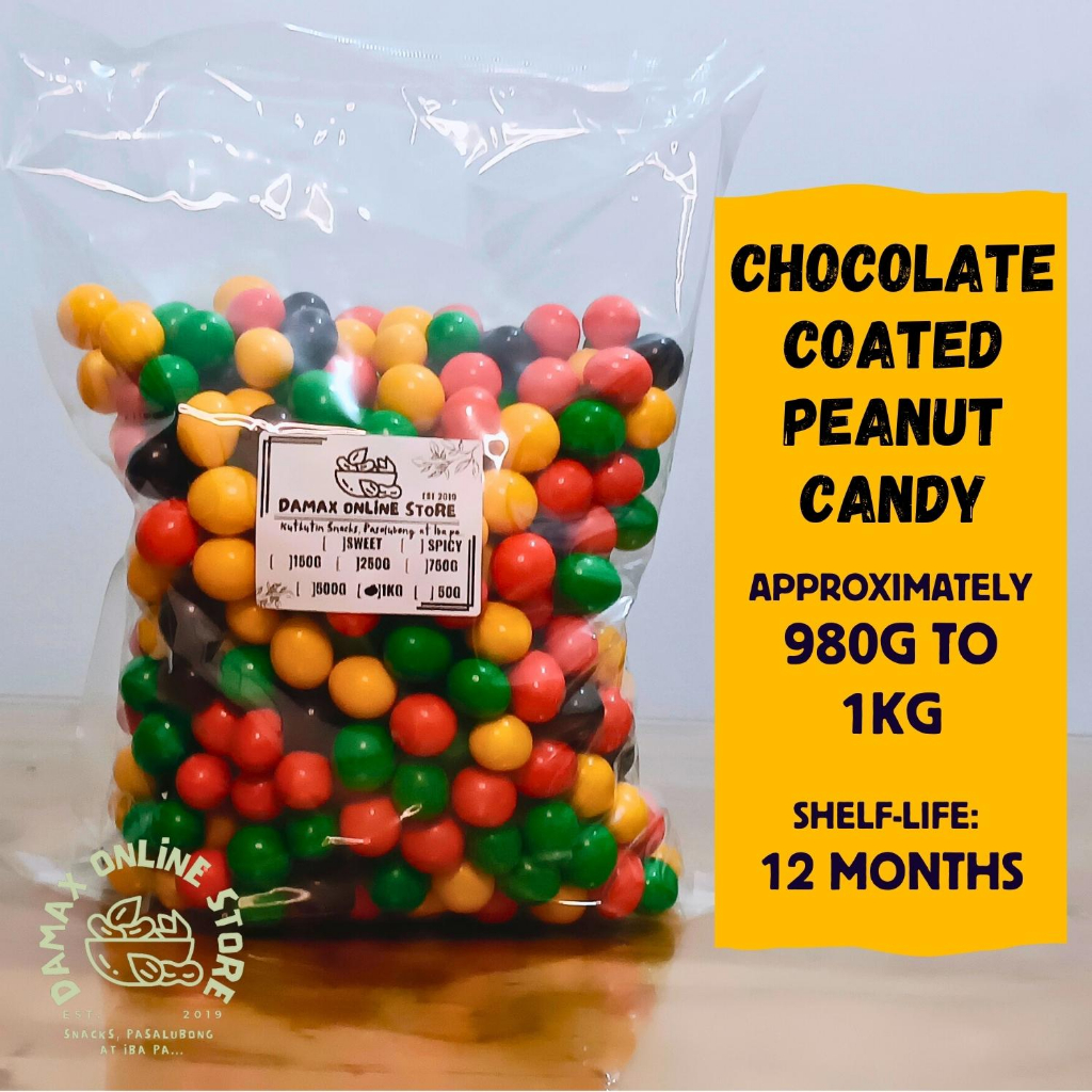 [Choco Marbles] Chocolate Coated Peanuts Snacks and Pasalubong | Shopee ...