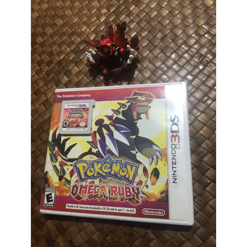 Nintendo 3DS game Pokemon Omega Ruby US with pre-order bonus Groudon figure | Shopee Philippines