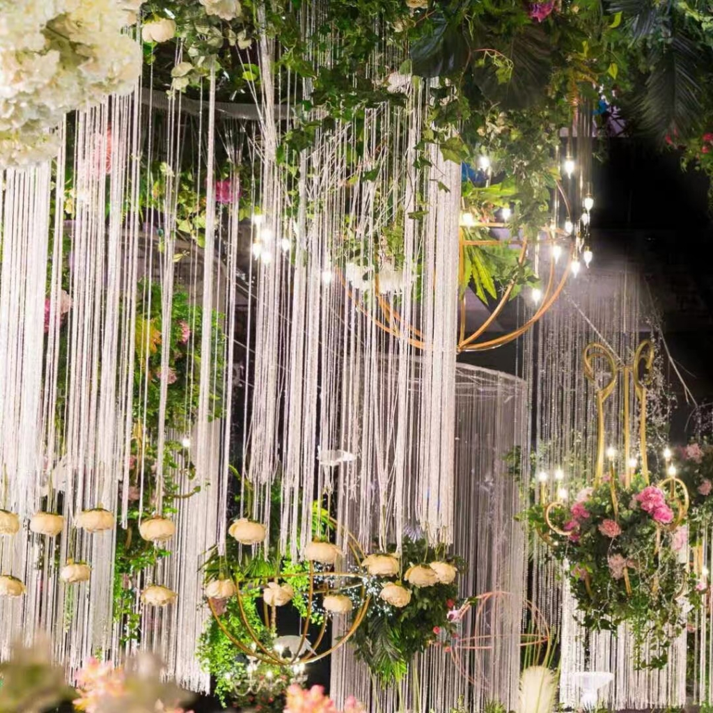 JMD String Curtain Party & Wedding Decor Curtain Birthday Back Drop ...