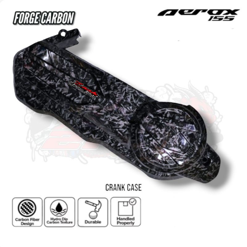 FORGE CARBON! Yamaha Aerox v2 & v3 crankcase cover | Shopee Philippines