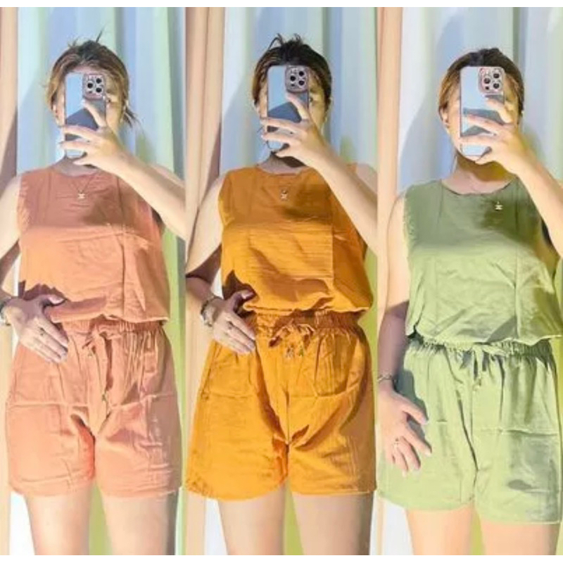 CHALLIS TERNO SANDO SHORT FOR WOMEN (CHSS) | Shopee Philippines