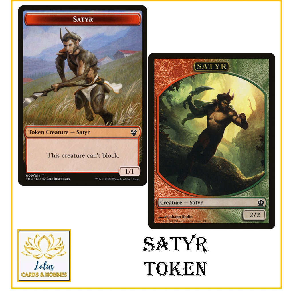 Magic the Gathering | Satyr Token | Shopee Philippines
