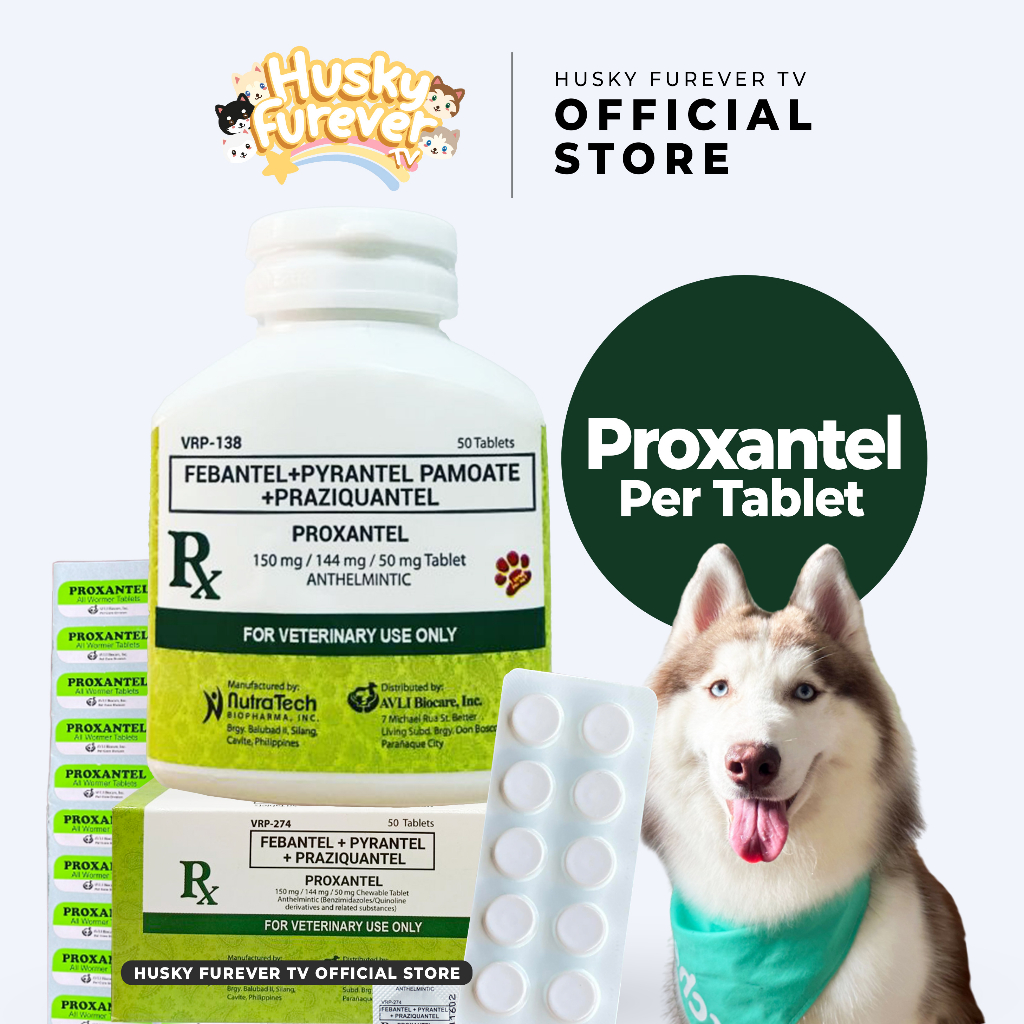 Proxantel Dewormer Tablet for Dogs and Cats (with Stickers) | Shopee ...
