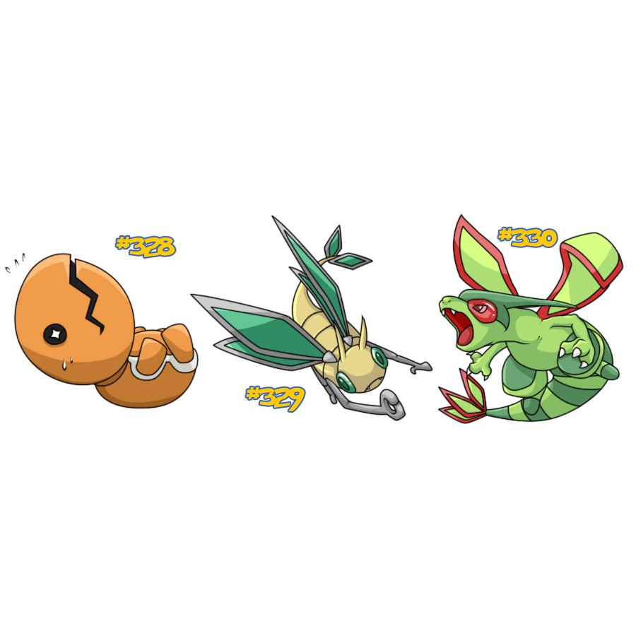 Trapinch, Vibrava & Flygon Pokemon TCG ( 3rd Gen Pokemon ) | Shopee ...