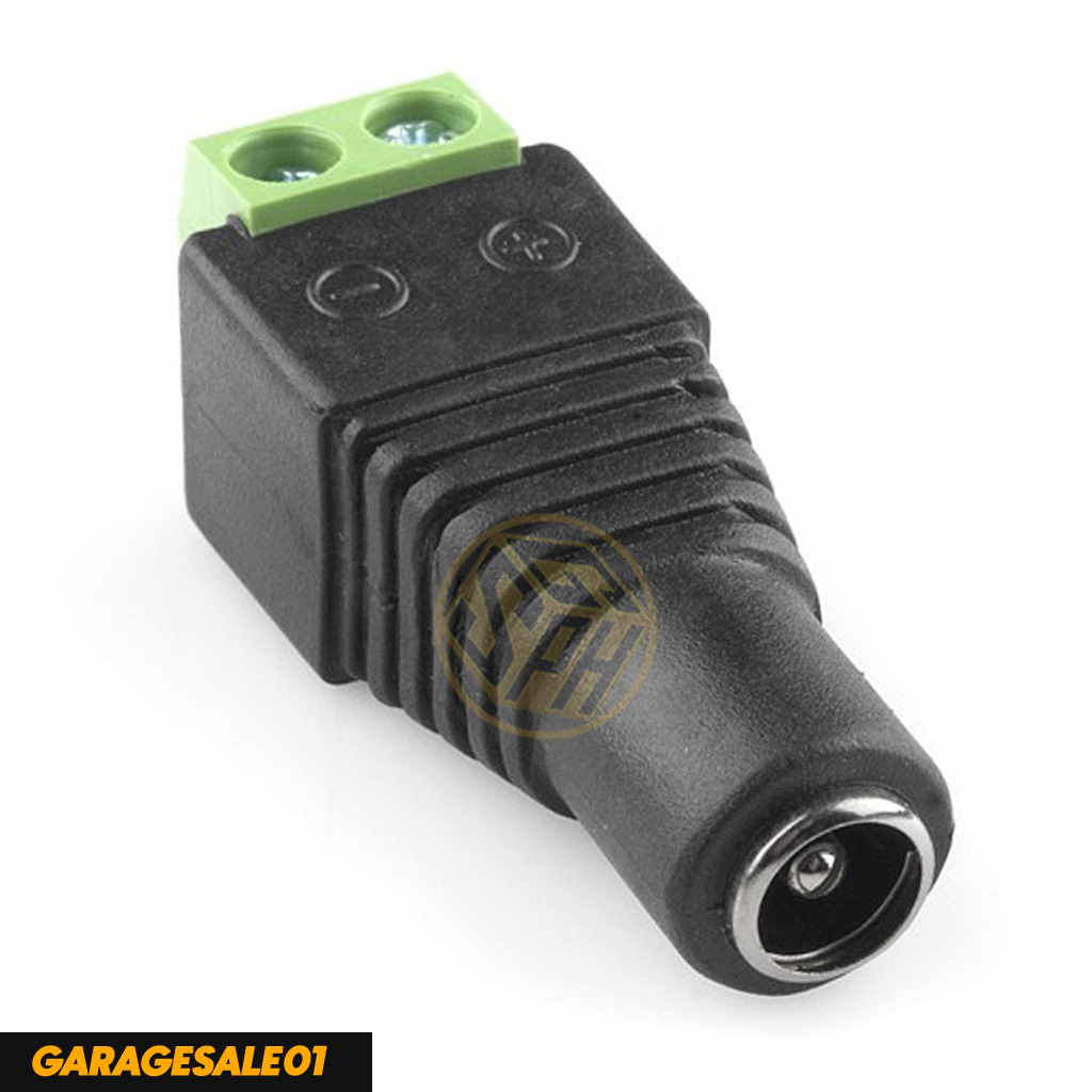 GS DC Jack Adapter Female Screw Type DJFC5 – CCTV Power Connector for ...