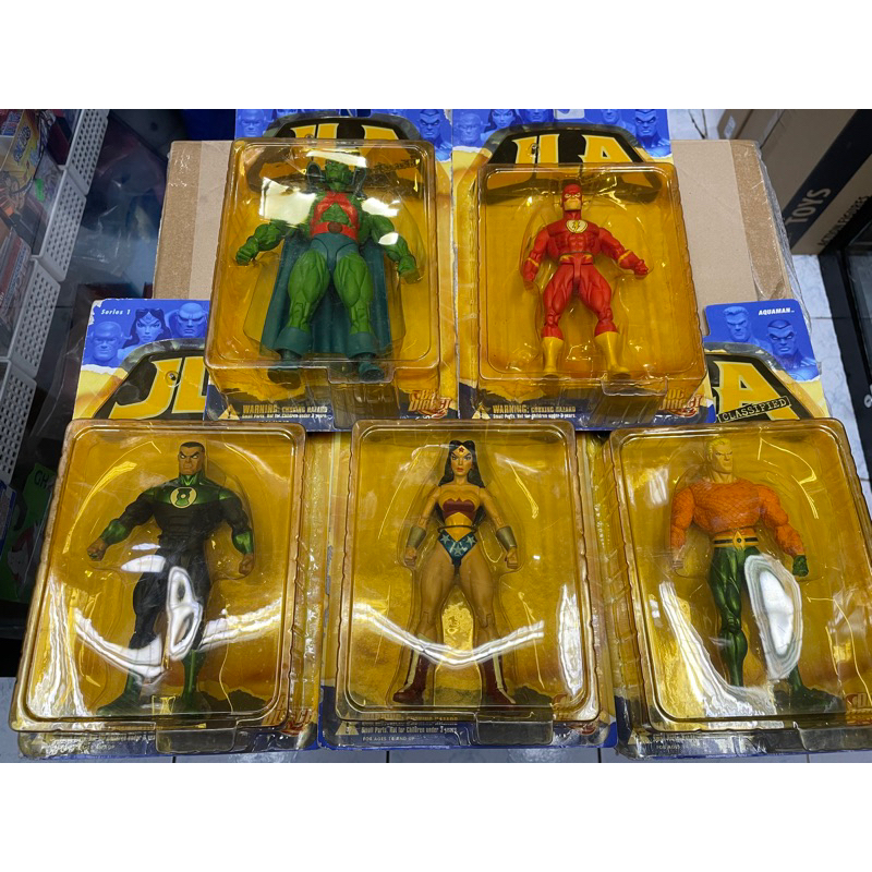 DC Direct Justice League JLA Classified Series 1 Wonder Woman, Flash ...