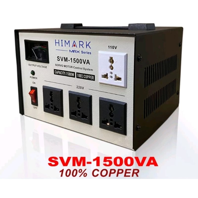 Himark SVM-1500VA AVR / 1500Watts AVR Max Series, 100% true output ...