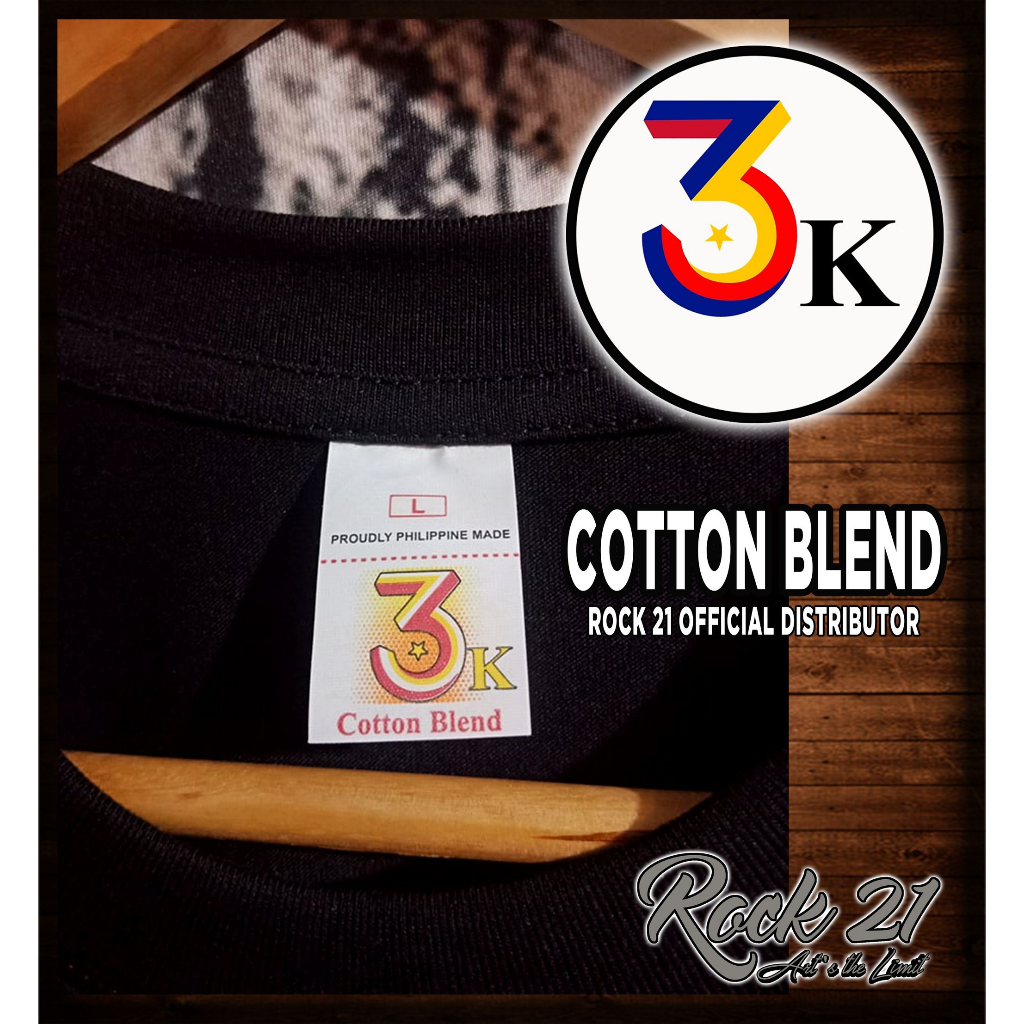 3K BLACK COTTON BLEND SHIRT | Shopee Philippines