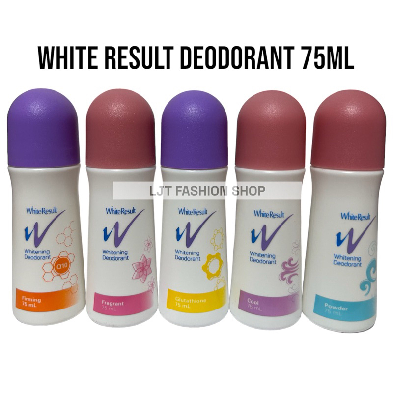 WHITE RESULT WHITENING DEODORANT 75ML BY TUPPERWARE BRANDS | Shopee ...