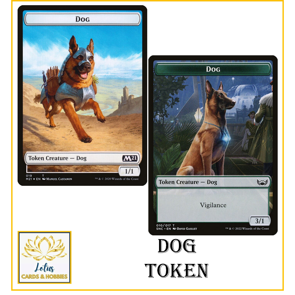 Magic the Gathering | Dog Token | Shopee Philippines