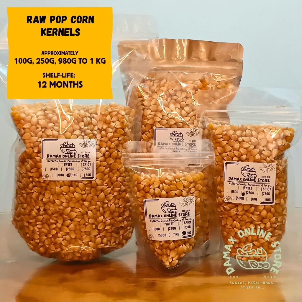 High Quality US Grade Raw/Uncook Pop Corn Kernels | Shopee Philippines