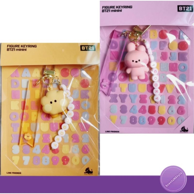 BT21 Minini Initials Figure Keyring | Shopee Philippines