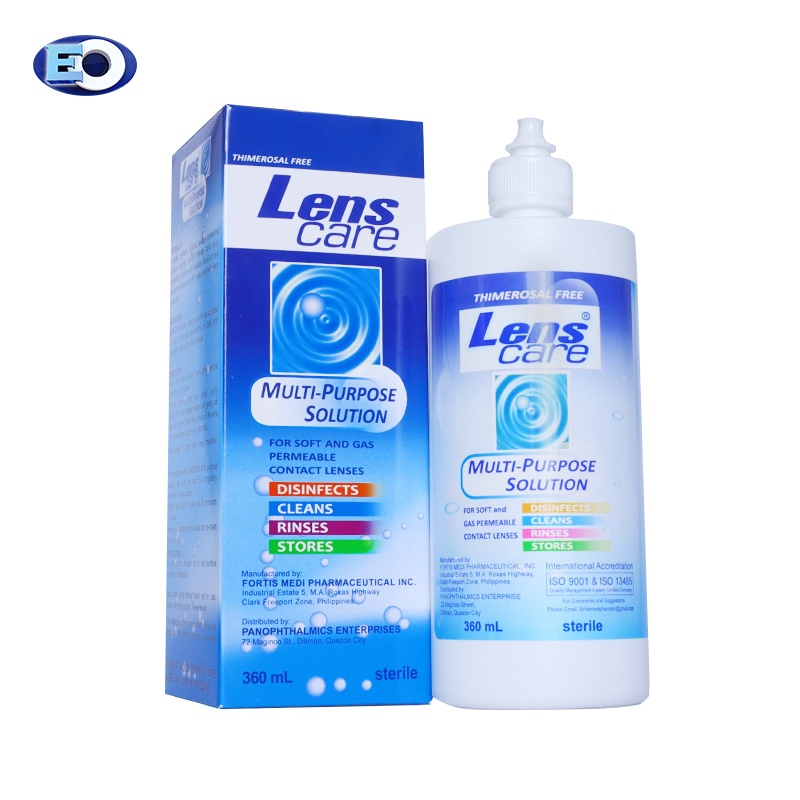 LENSCARE Multi-Purpose Contact Lens Solution 360ml | Shopee Philippines