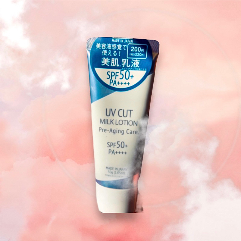 DAISO UV Cut Milk Lotion Pre-Aging Care SPF50+ 30g | Shopee Philippines