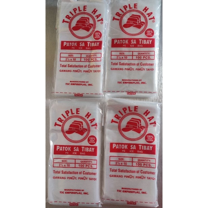 Ice Candy Bag Patok sa Tibay Triple Hat 100% Virgin Material | Shopee ...