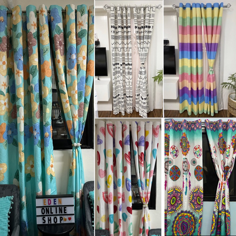 Ring Curtain Sold per piece 7ft height | Shopee Philippines