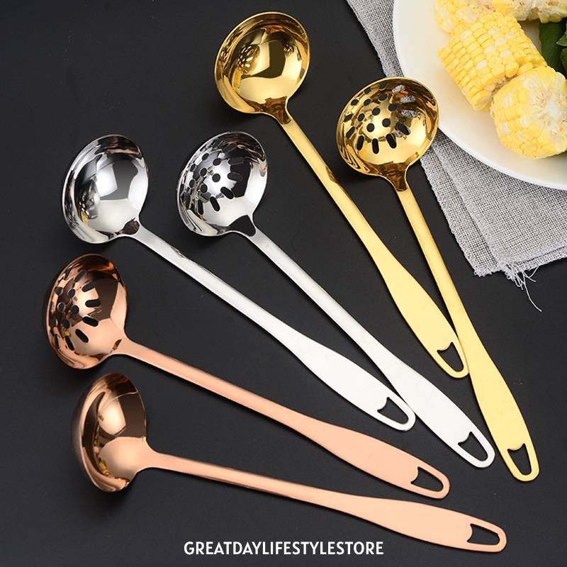 DURABLE Soup Ladle Stainless Steel Rose Gold | Shopee Philippines
