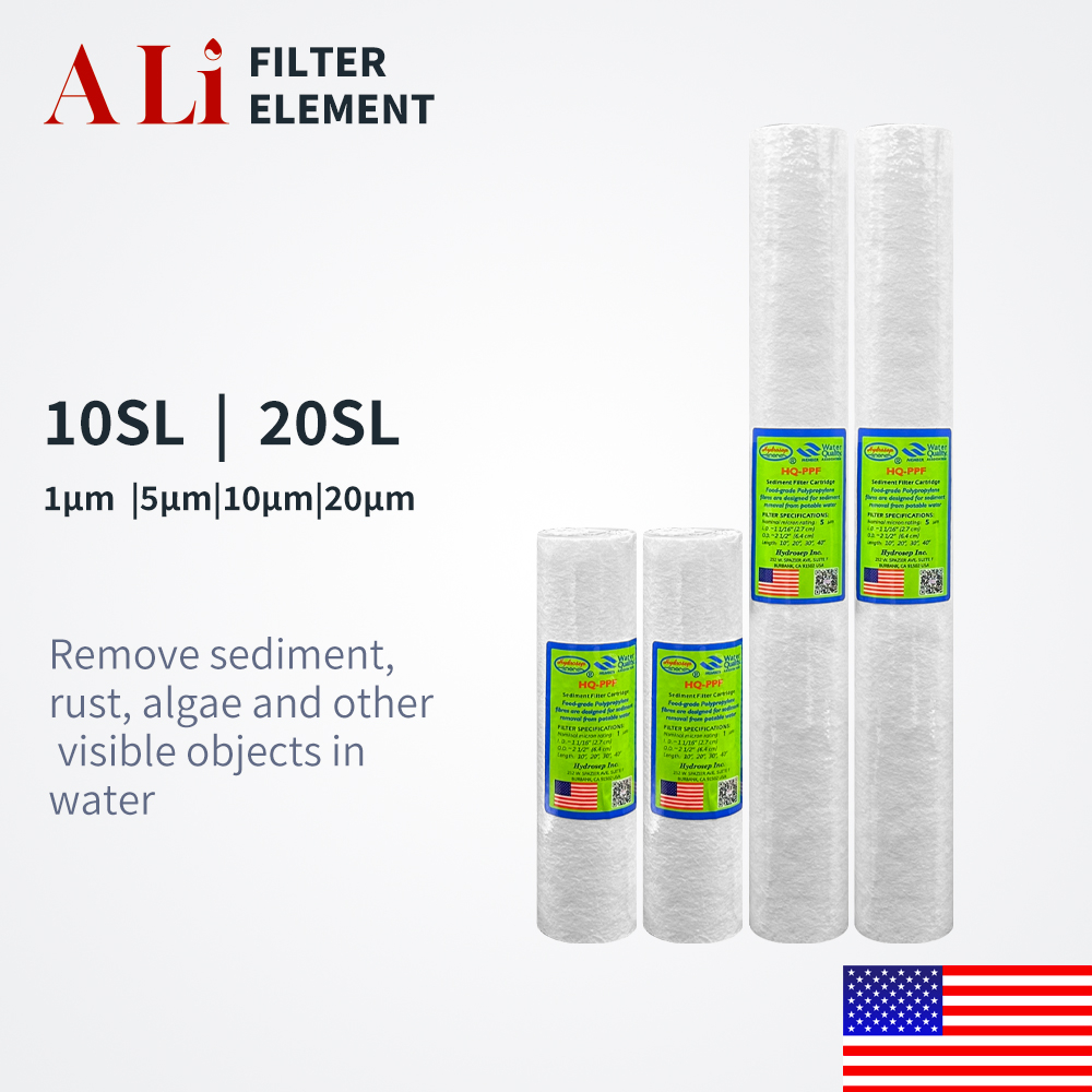 Hydrosep Sediment Elemento ng filter 10 sl 20 inches 1micron 5micron ...