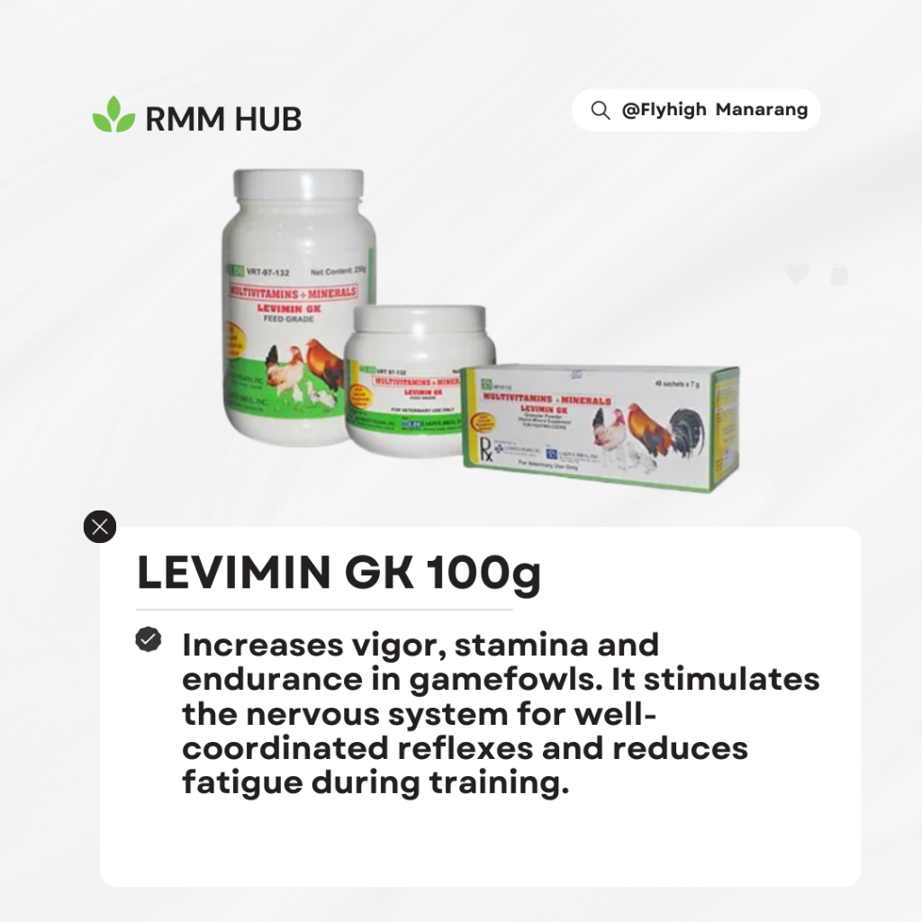 LEVIMIN GK 100GRAMS / 250 GRAMS [LDI] - RMM HUB | Shopee Philippines