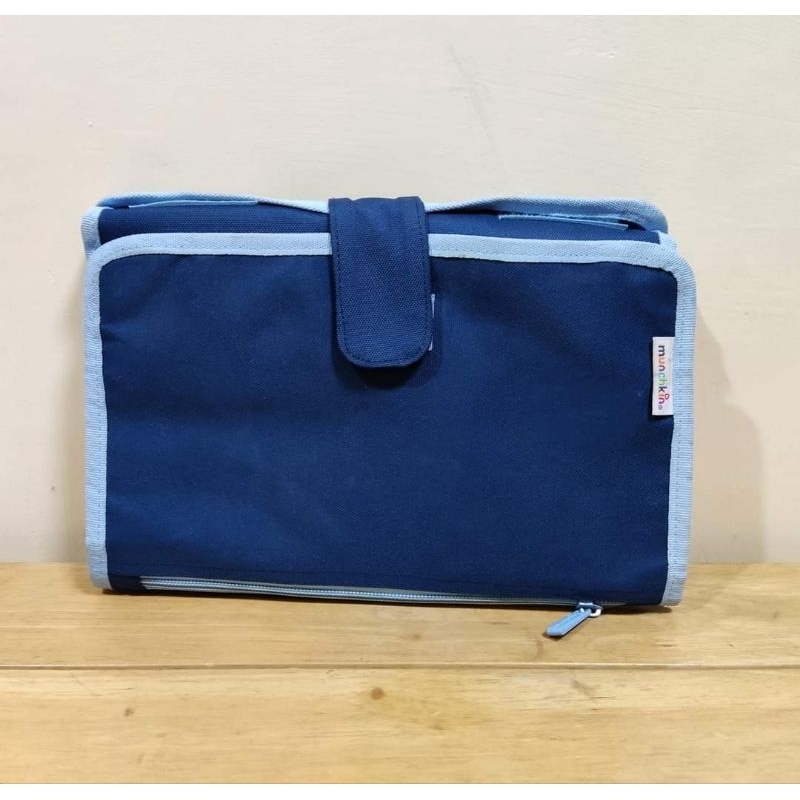Munchkin Designer Diaper Change Kit, Navy | Shopee Philippines
