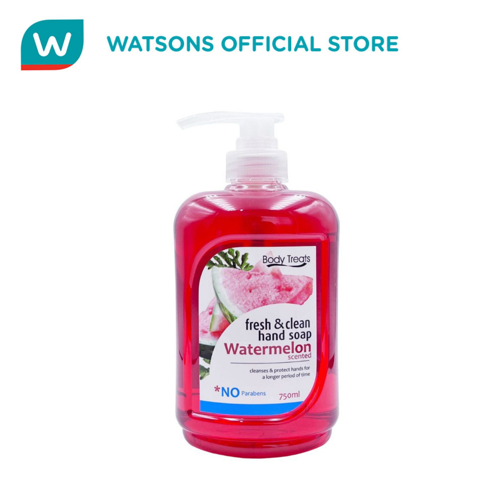 BODY TREATS Fresh and Clean Watermelon Hand Soap 750ml | Shopee Philippines