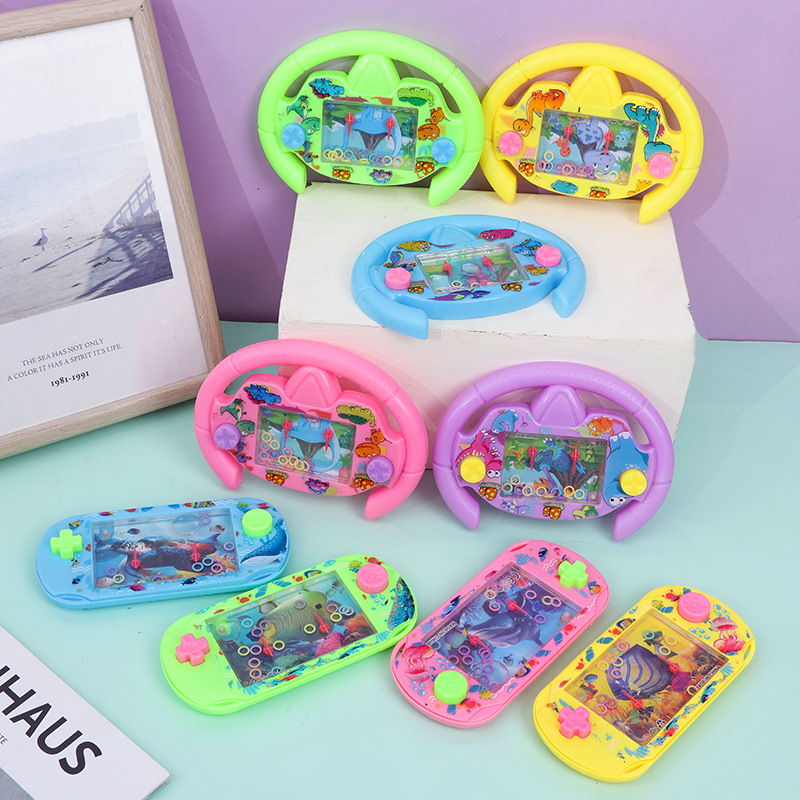 Handheld Game Machine Water Ring Shoot Game Toys Water Circle Ring Toys ...