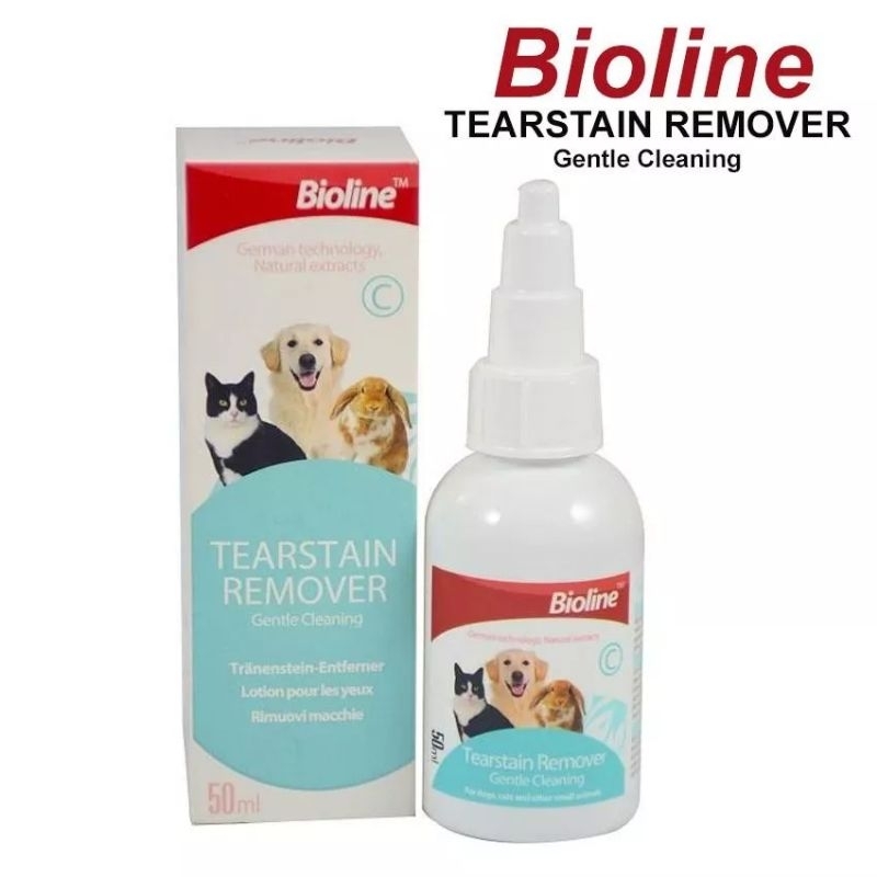Bioline Tear Stain Remover Pet Eye Protection Drop Tearstain 50ml ...