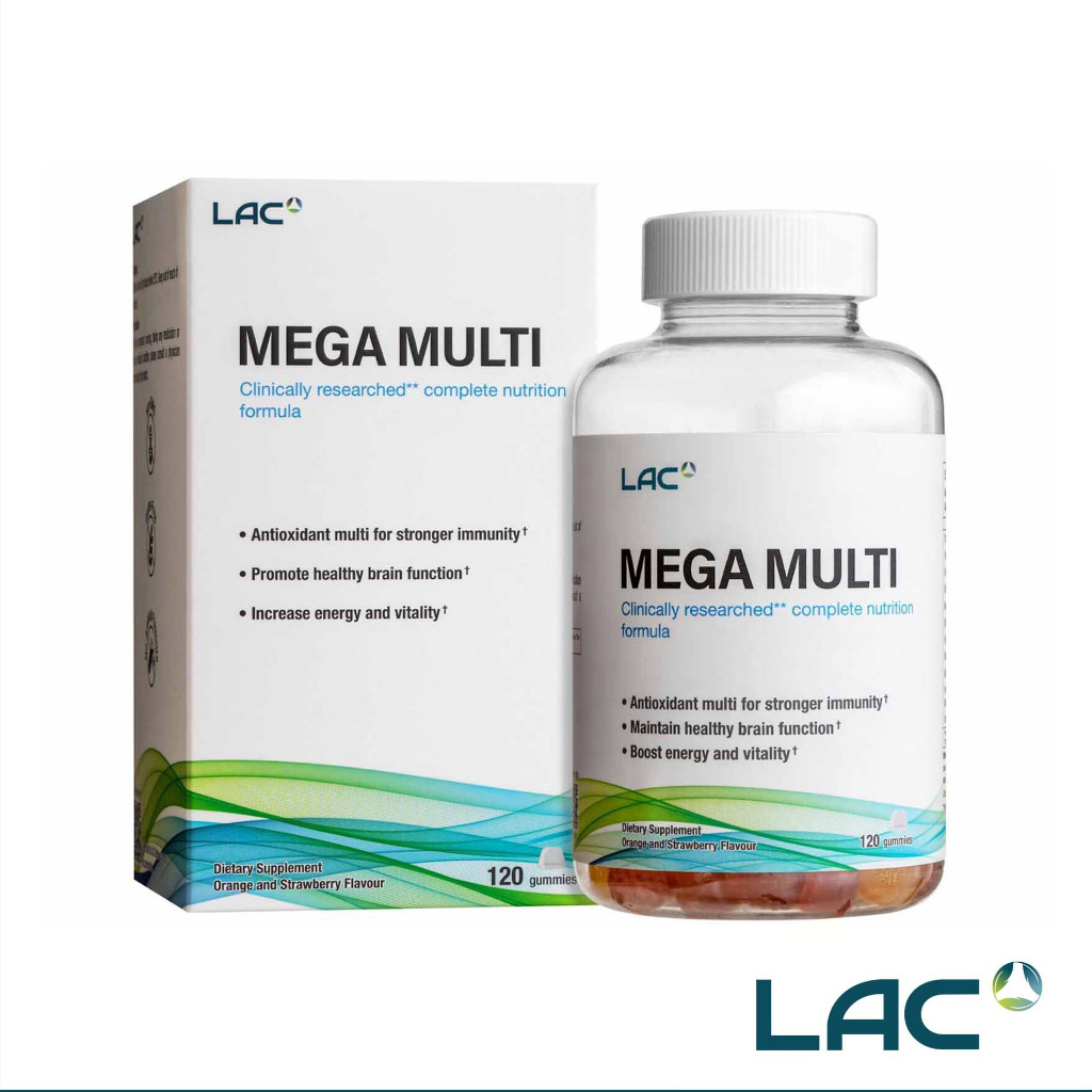 LAC Mega Multi 120 Gummies (Consume within January 2027) | Shopee ...