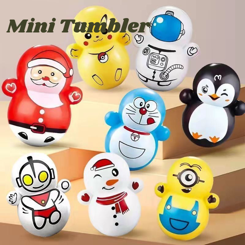 Shaking Tumbler Toys Cute Mini Tumbler Table Top Toys for Kids Rocking ...