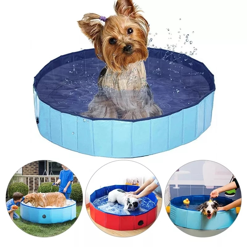 Outdoor Bathing Foldable Pet Swimming Pool Portable Dog Pool kids Pets ...