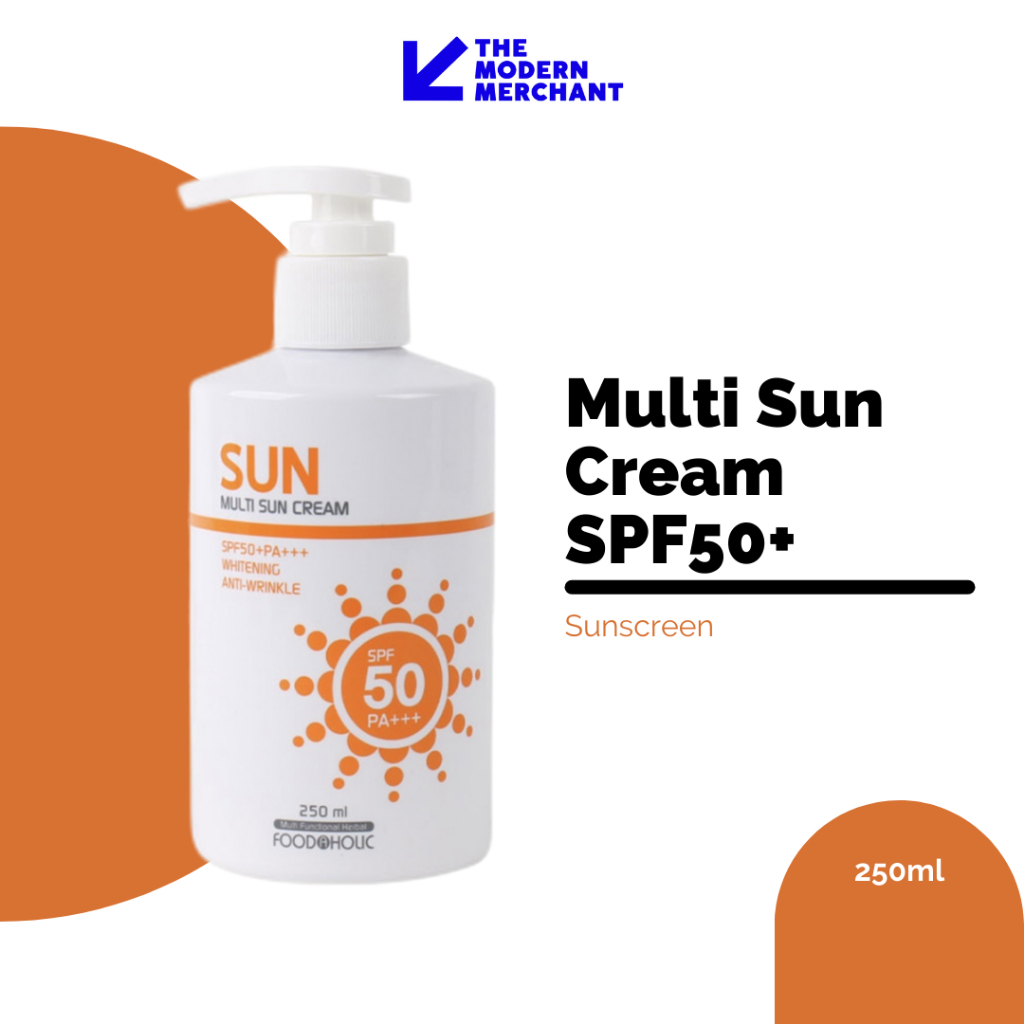FOODAHOLIC Sunscreen Multi Sun Cream 250ml | Shopee Philippines