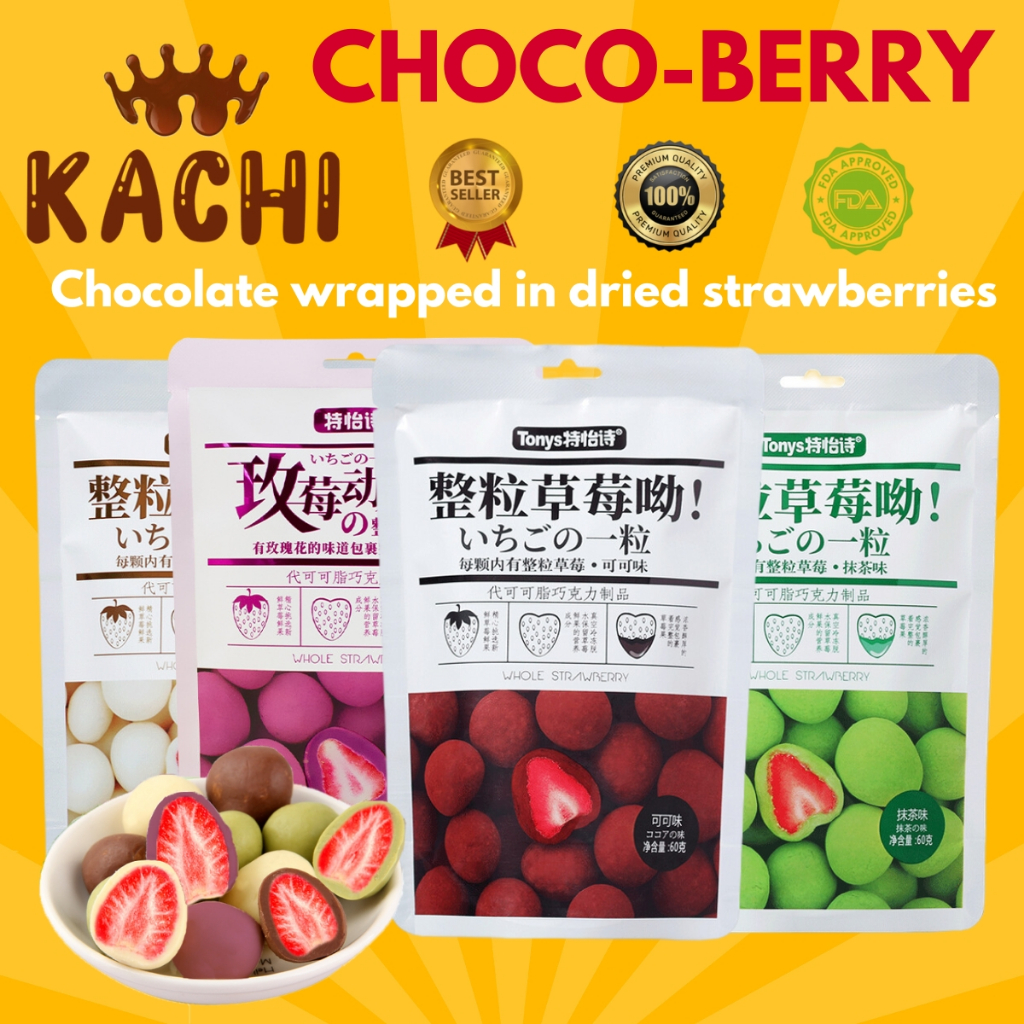 Tony's Chocolate Strawberry Kachi Choco Berry Chocolate Chocolates ...