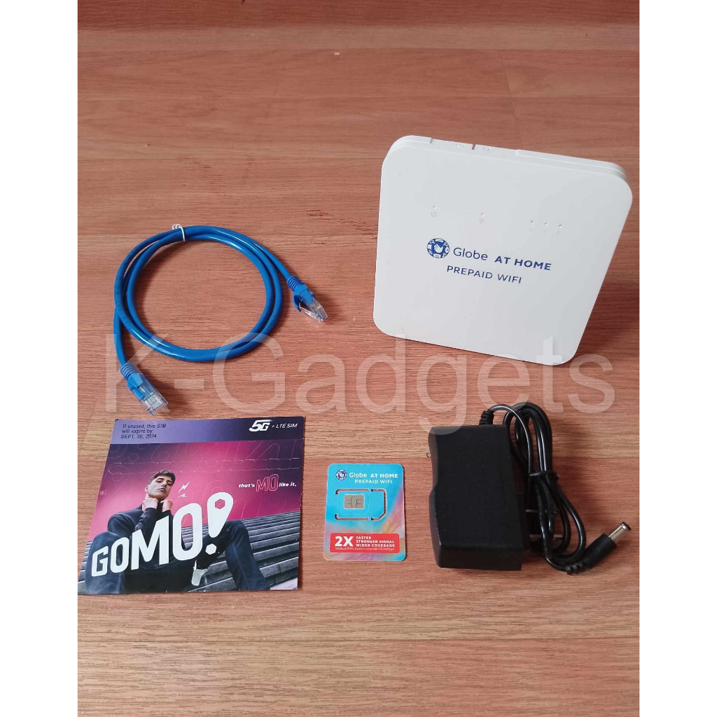 Globe at Home Prepaid WIFI (4G LTE / B312-939 / GOMO SIM 30GB, UNLIDATA ...