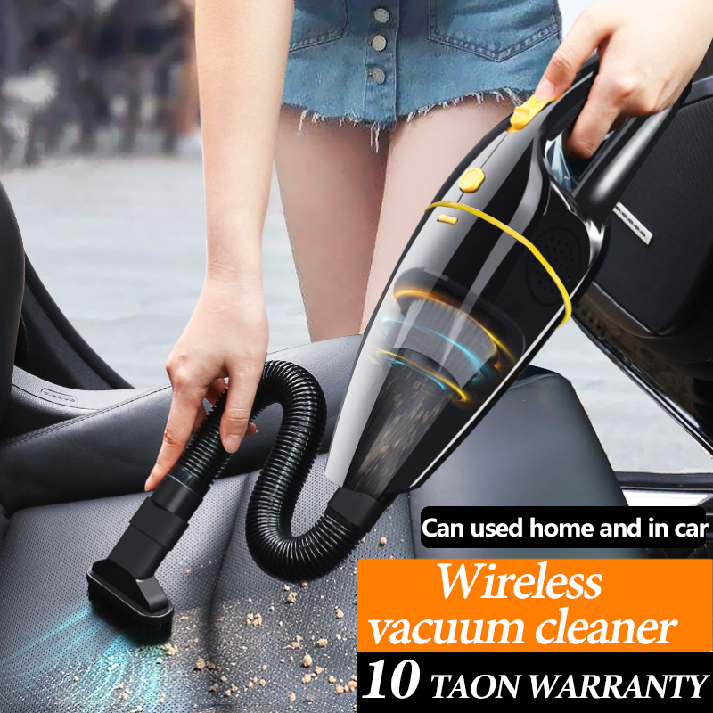 portable Wireless vacuum cleaner for car handheld for home bed sofa wet ...
