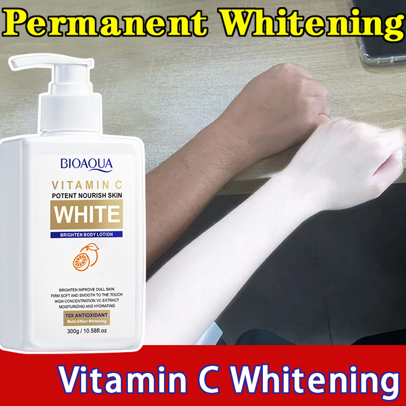 300g Vitamin C Whitening Body Lotion Moisturizing Permanent Whitening