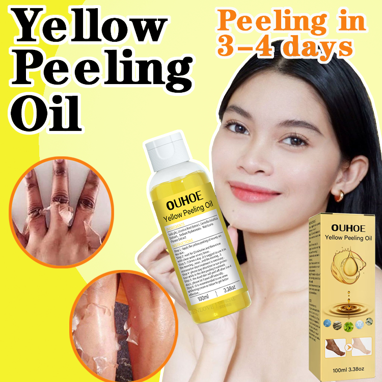 100ML Yellow Peeling Oil Underarm Peeling Whitening Exfoliating Skin ...