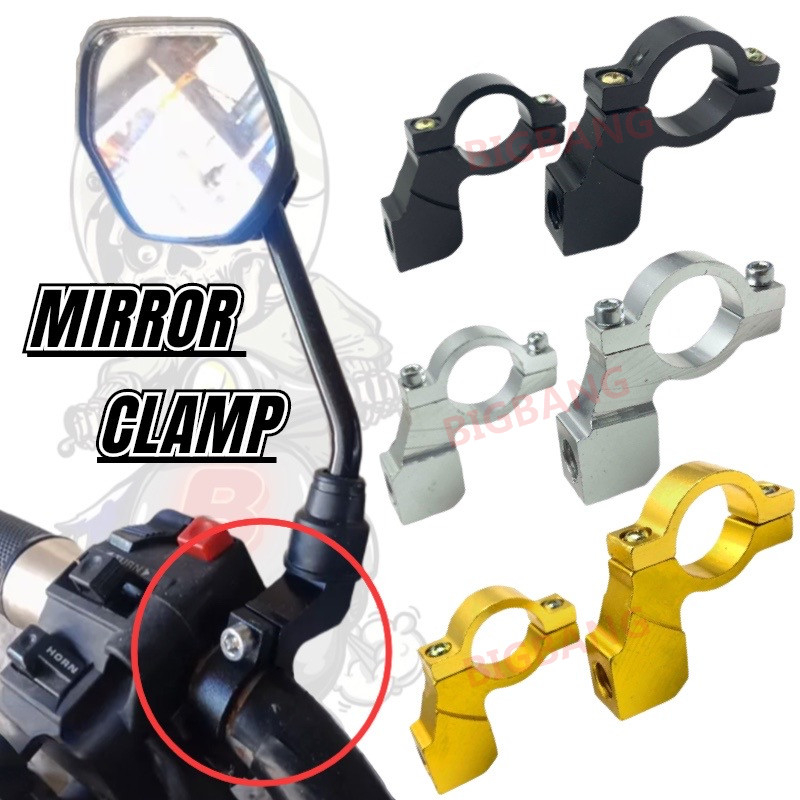 BIGBANG Motorcycle Universal Holder Side Mirror Clamp CNC(2 Pcs ...