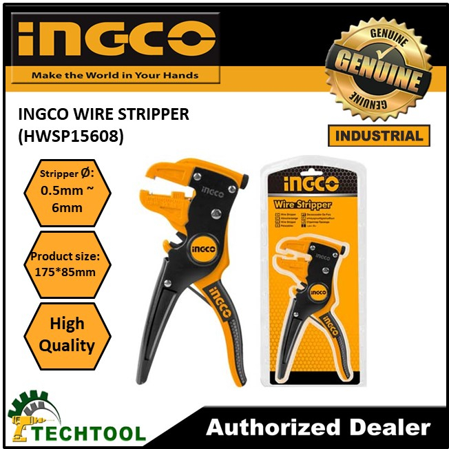 INGCO WIRE STRIPPER 0.5-6mm (HWSP15608) | Shopee Philippines