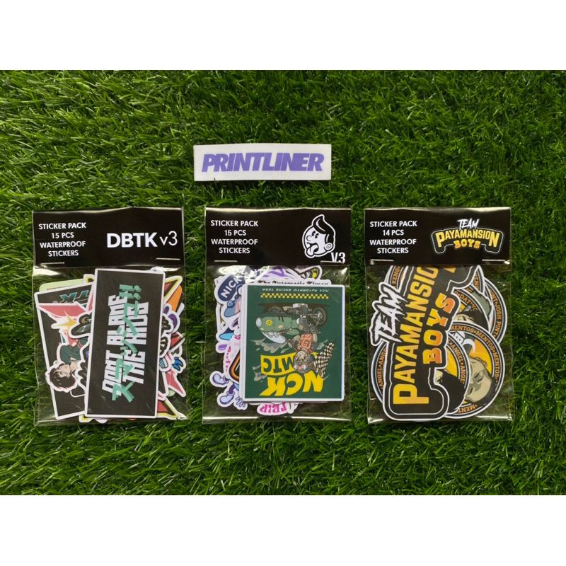 LOKAL CLOTHING BRAND STICKER PACK (LAMINATED AND WATEPROOF) GOOD FOR ...