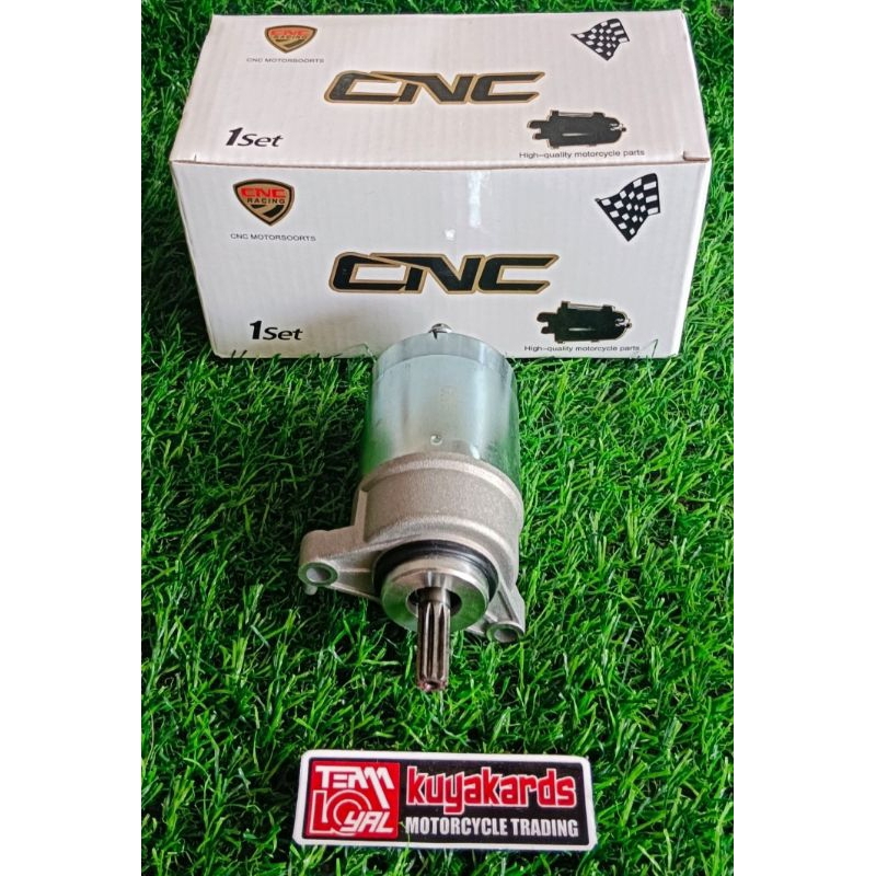 CNC RACING STARTER MOTOR NMAX V1 V2/AEROX V1 V2/MIO I 125/M3/MIO SOUL I ...